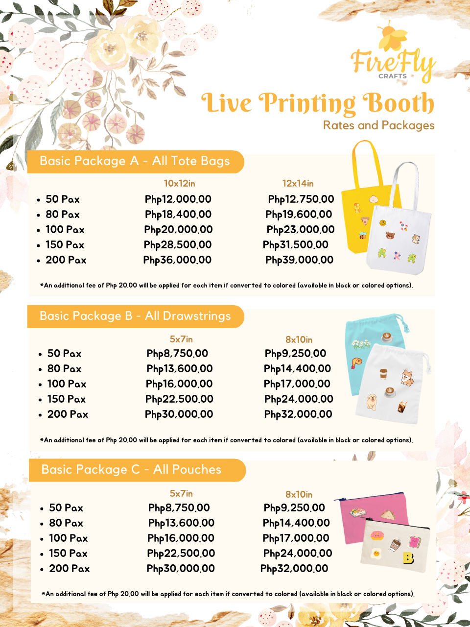 Live Printing – Firefly Crafts PH